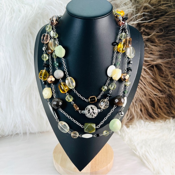 Jewelry | Beautiful Lia Sophia For Strand Costume Draping Necklace ...